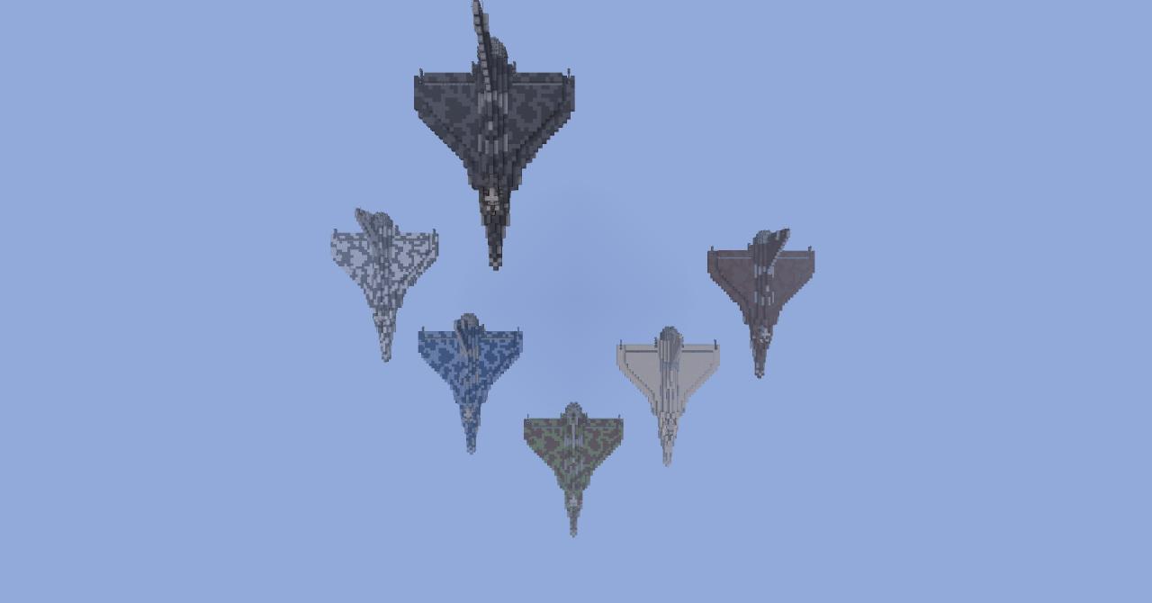DASSAULT MIRAGE 2000 ~ V FORMATION Minecraft Map
