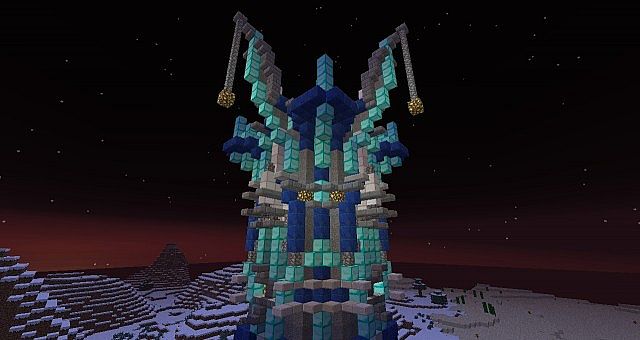 The tower of frost. Minecraft Map