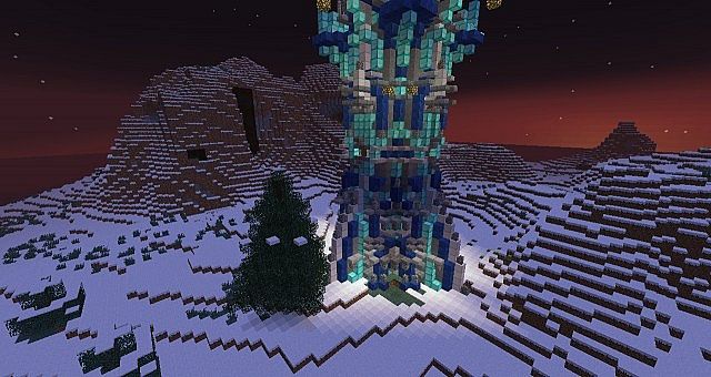 The tower of frost. Minecraft Map