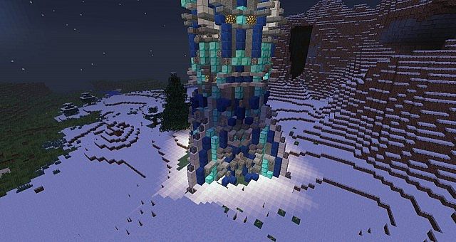 The tower of frost. Minecraft Map