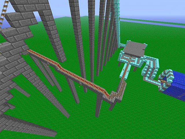 WATER RIDE!!!! Minecraft Map