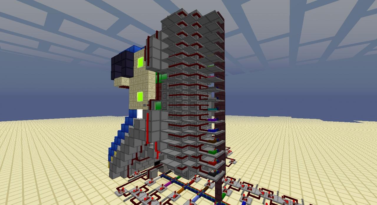Redpower Box Elevator Minecraft Map