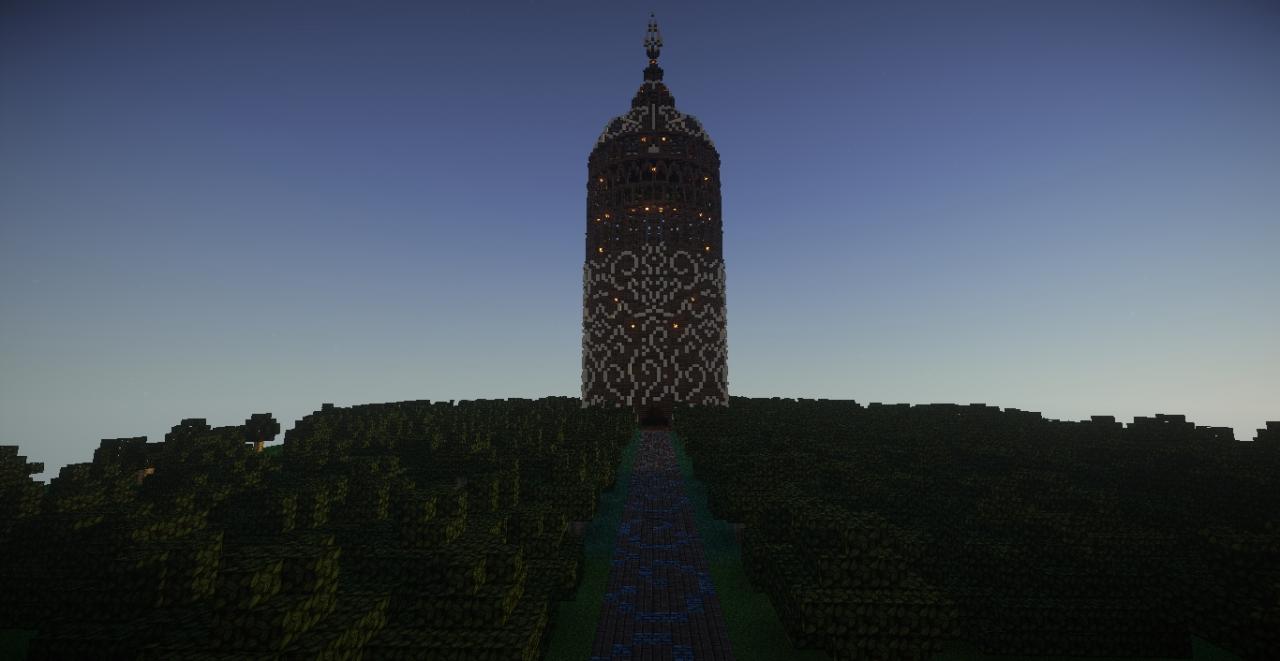 Organic Tower Minecraft Map