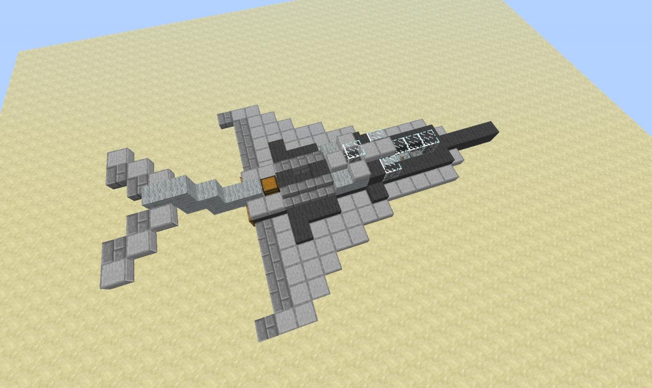My First Jet Fighter (Shoots Arrows) Minecraft Map
