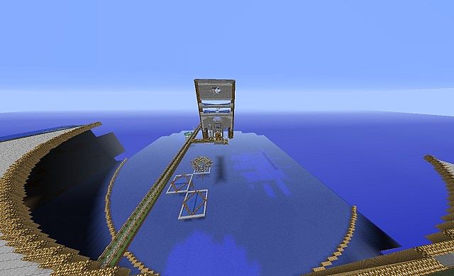 Zipkrowd perimeter in singleplayer Minecraft Map