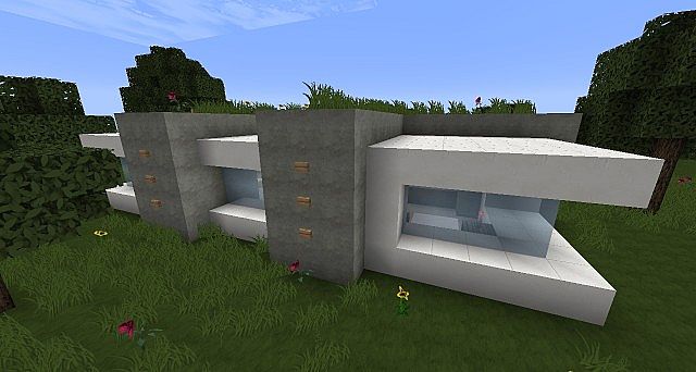- Symmetrical - A Modern Minimalist House Minecraft Map