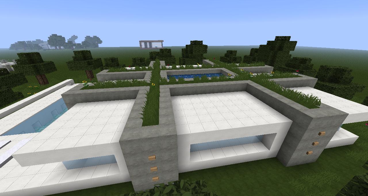 - Symmetrical - A Modern Minimalist House Minecraft Map