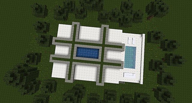 - Symmetrical - A Modern Minimalist House Minecraft Map