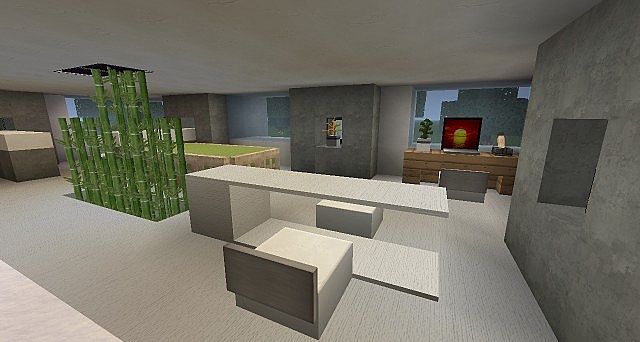 - Symmetrical - A Modern Minimalist House Minecraft Map