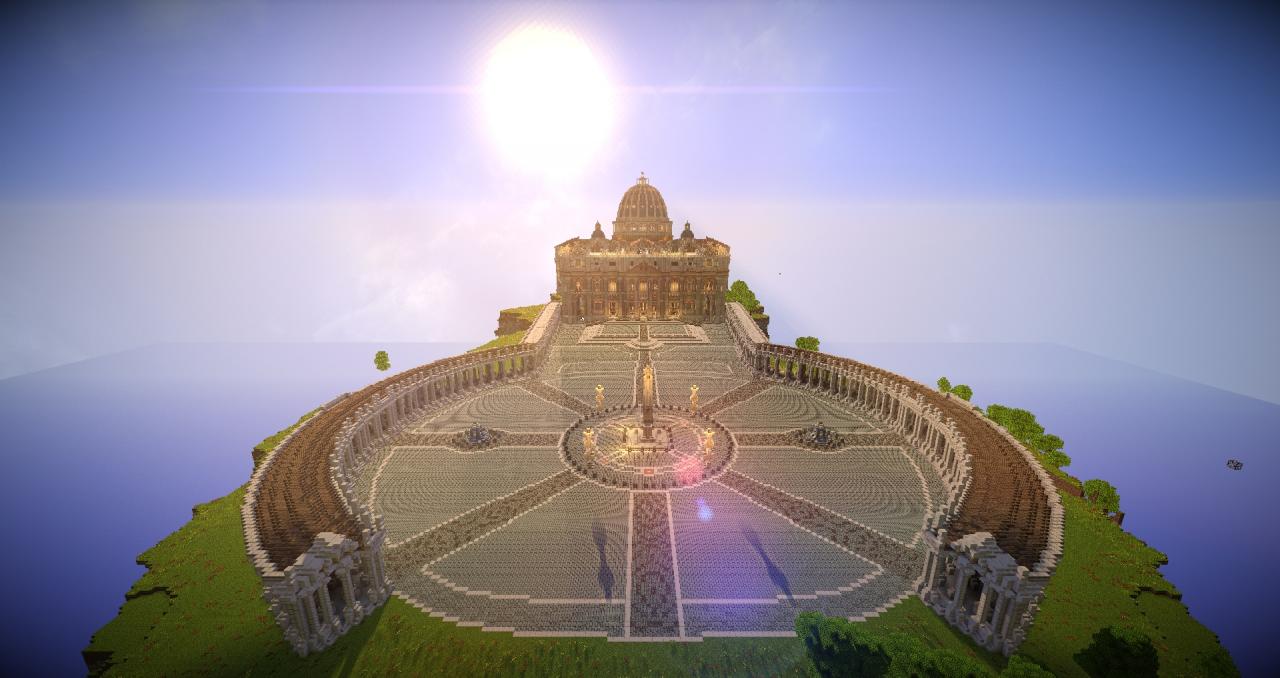 St Peter's Basilica Minecraft Map
