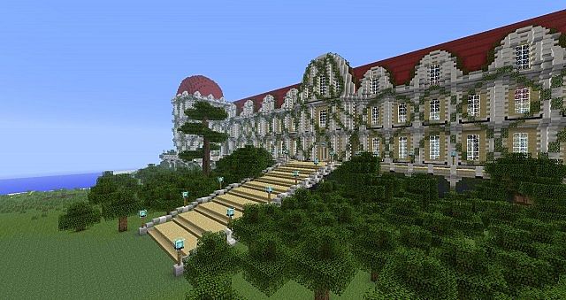 custom made spawn building. Minecraft Map