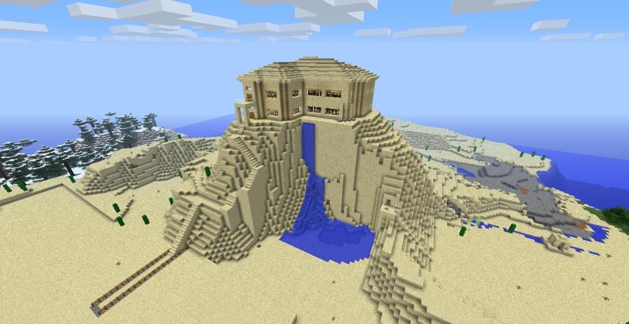 Desert House Minecraft Map