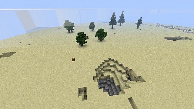 Desert Island Survival Minecraft Map