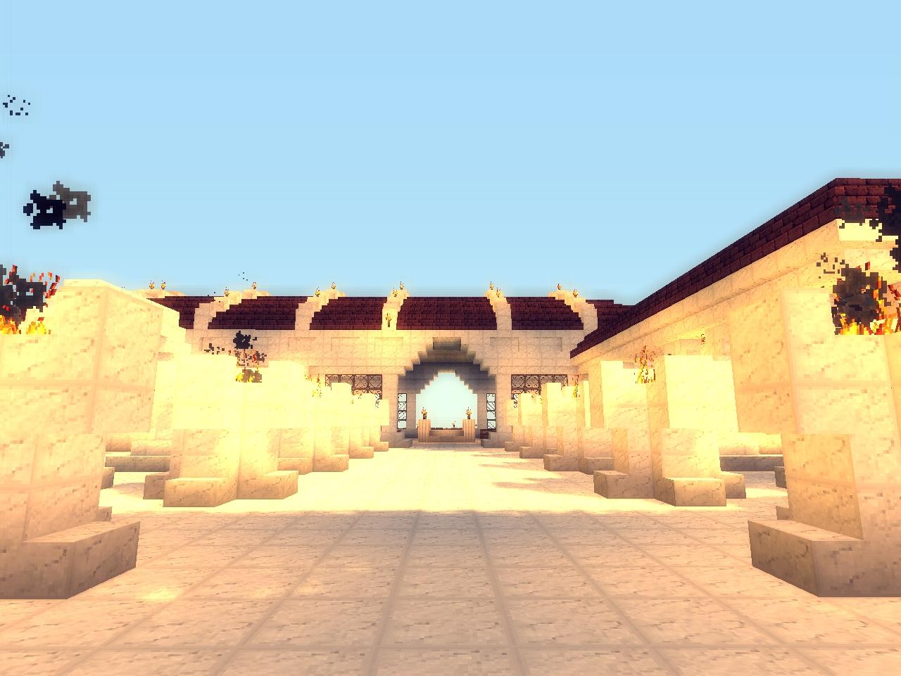 Ancient themed server spawn Minecraft Map
