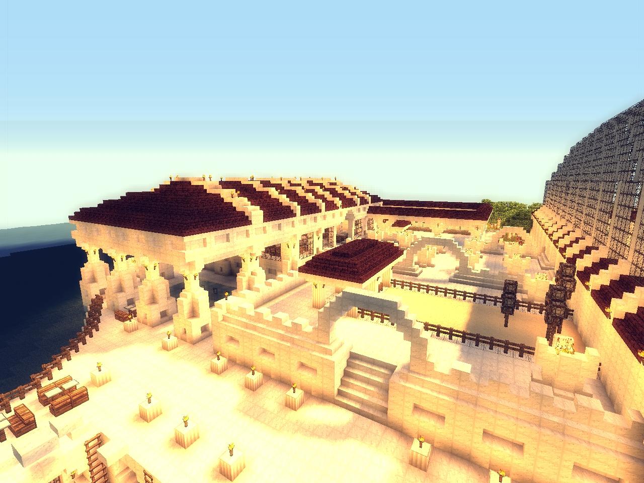 Ancient themed server spawn Minecraft Map