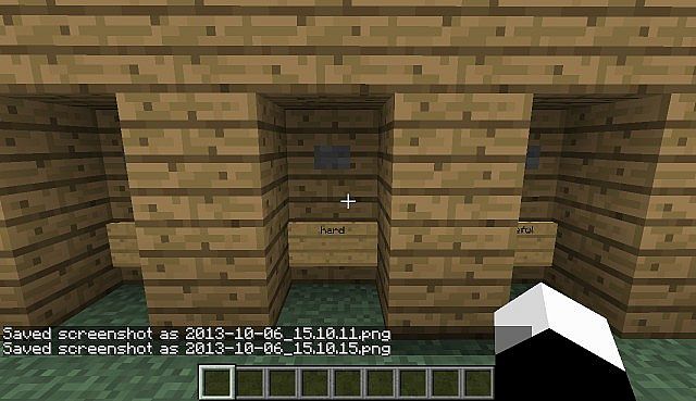 difficulty board Minecraft Map