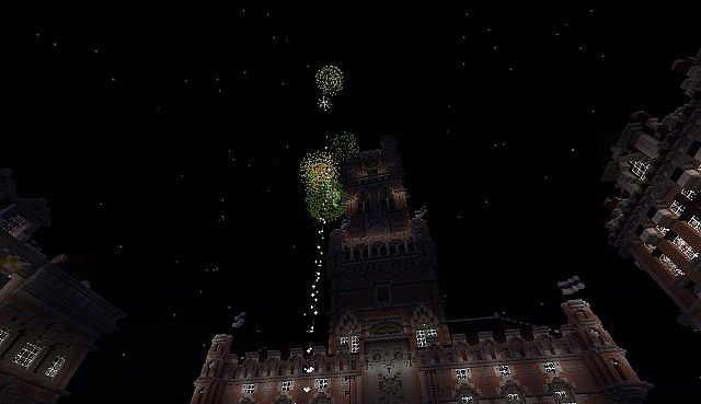 2nd Biggest FireWork Show Ever (above 7000 fireworks) Minecraft Map