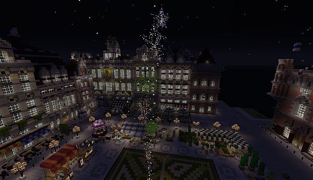 2nd Biggest FireWork Show Ever (above 7000 fireworks) Minecraft Map