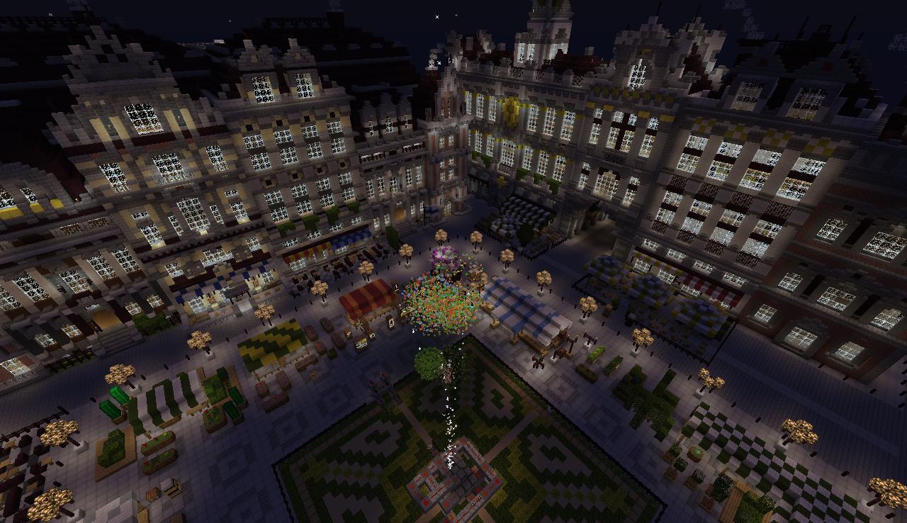 2nd Biggest FireWork Show Ever (above 7000 fireworks) Minecraft Map