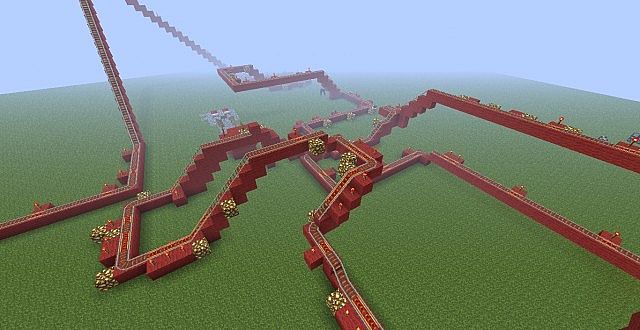 The Epic Long Roller Coaster Minecraft Map