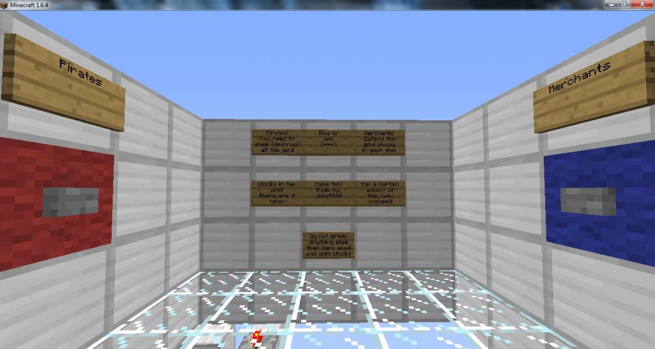 Airship battles, Raiding Party Minecraft Map