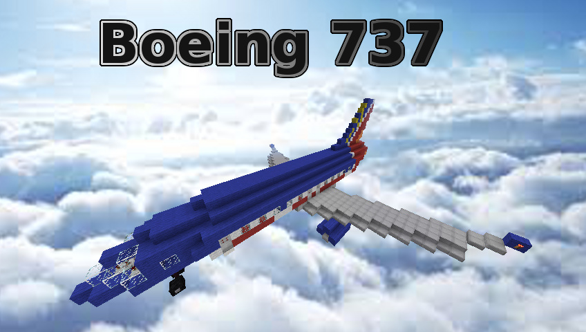 Boeing 737-300 Minecraft Map