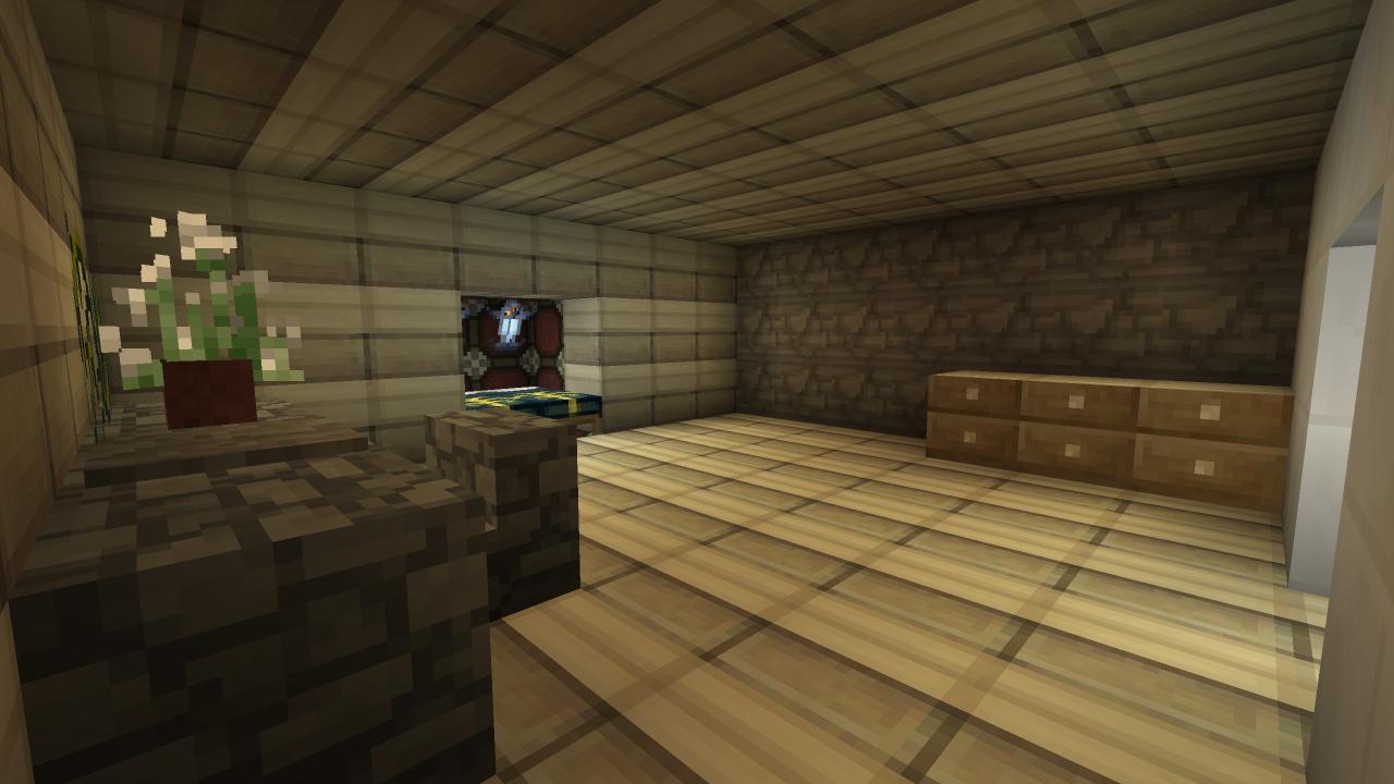 Blaze - Modern Underground Home Minecraft Map