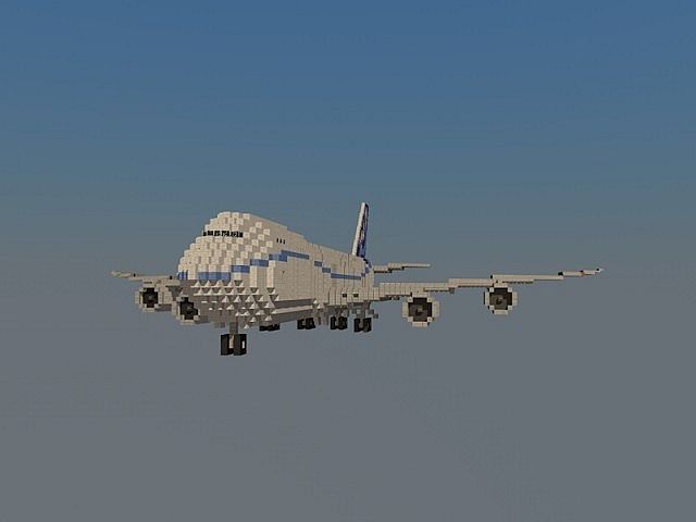 Boeing 747-8F (Boeing House Livery) Minecraft Map