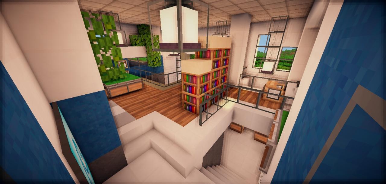 Cascade - Modern House Minecraft Map