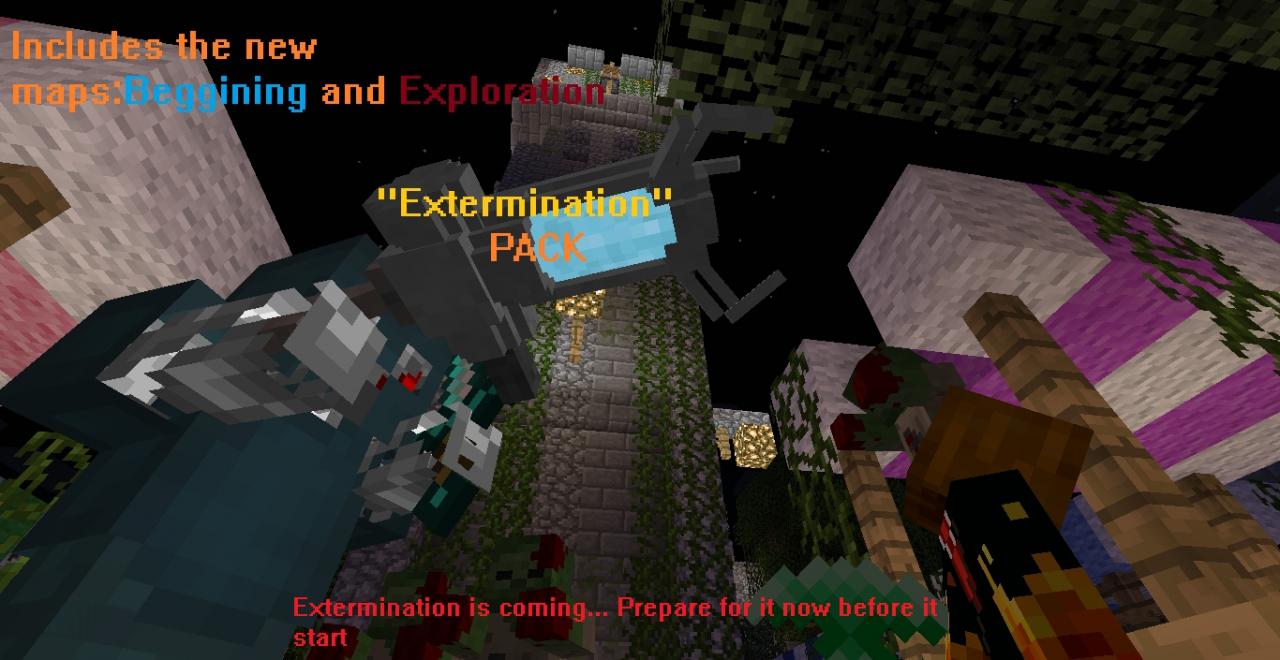 Extermination Zombies Map Pack Minecraft Map