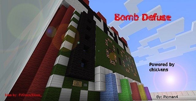Bomb Defuse (Redstone Minigame) Minecraft Map