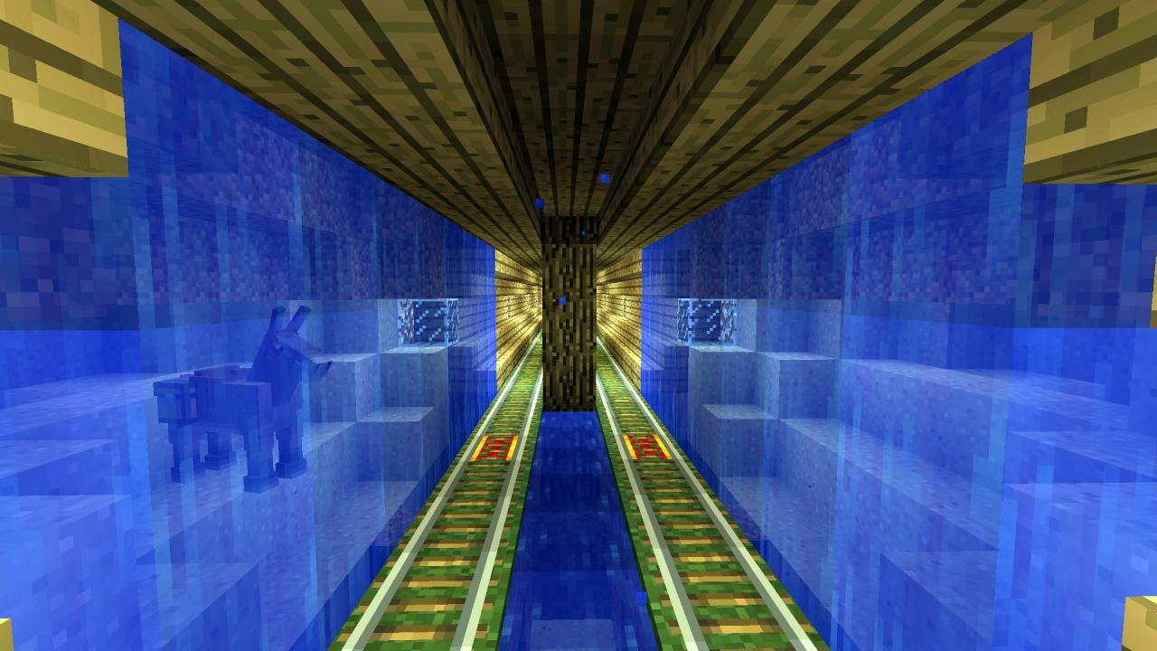 Madlands: Underground Biome Tunnel in survival Minecraft Map