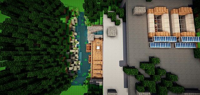 Riverside Home - Modern House Minecraft Map