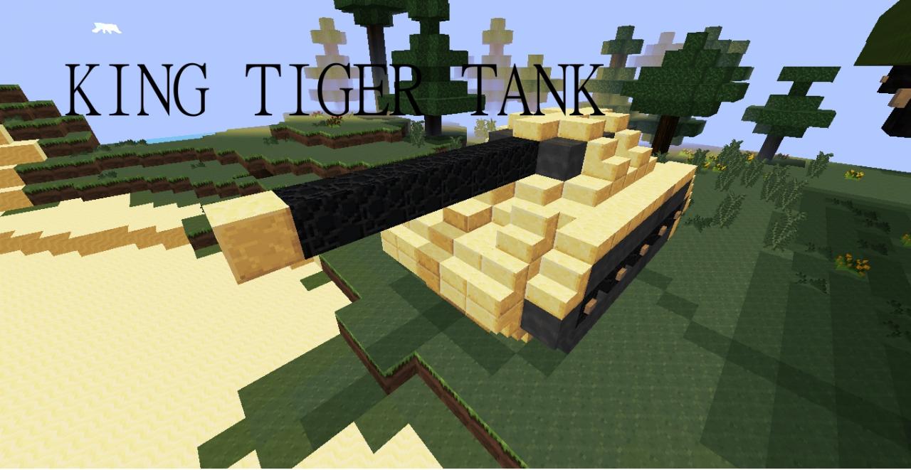 King Tiger Tank Minecraft Project