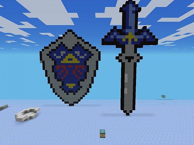 sword and shield Minecraft Map