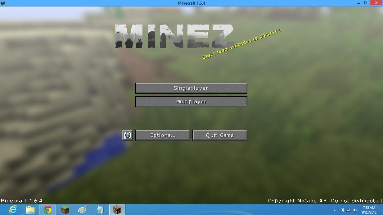 MINE-Z Minecraft Map