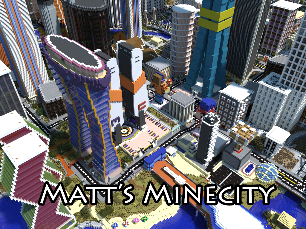 Matt's MineCity - Massive Modern City - DOWNLOAD! Minecraft Map