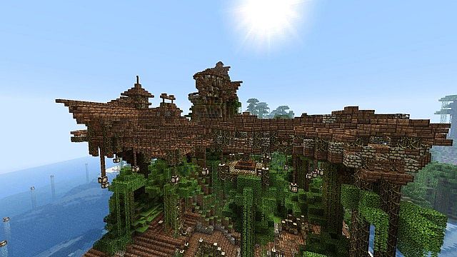 Jungle Treehouse Village Minecraft Map