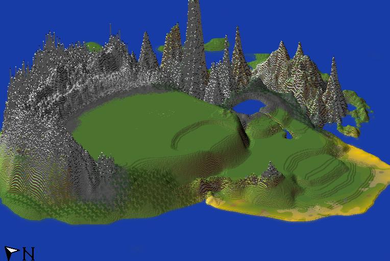 Luxury Craft Pro-Jects : Custom Terrain Minecraft Map