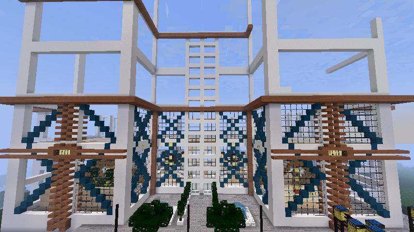 Small town,Pier and Bridge Minecraft Map