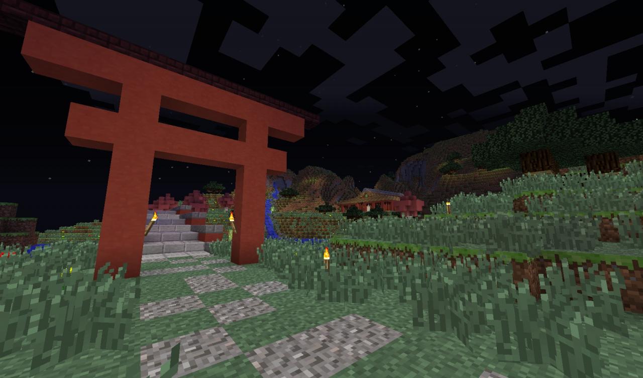 Japanese Tea House Minecraft Map