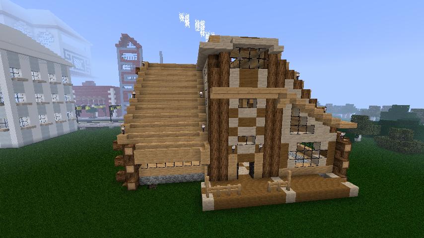 Small town,Pier and Bridge Minecraft Map