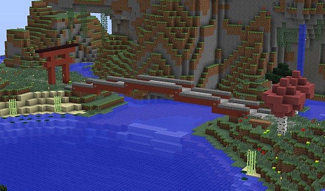 Japanese Tea House Minecraft Map