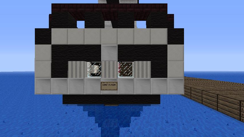 USS Constitution Minecraft Map