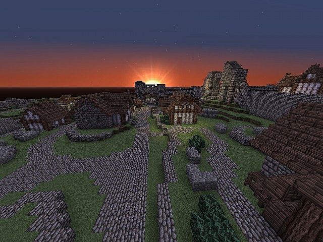 Skyrim Whiterun Minecraft Map