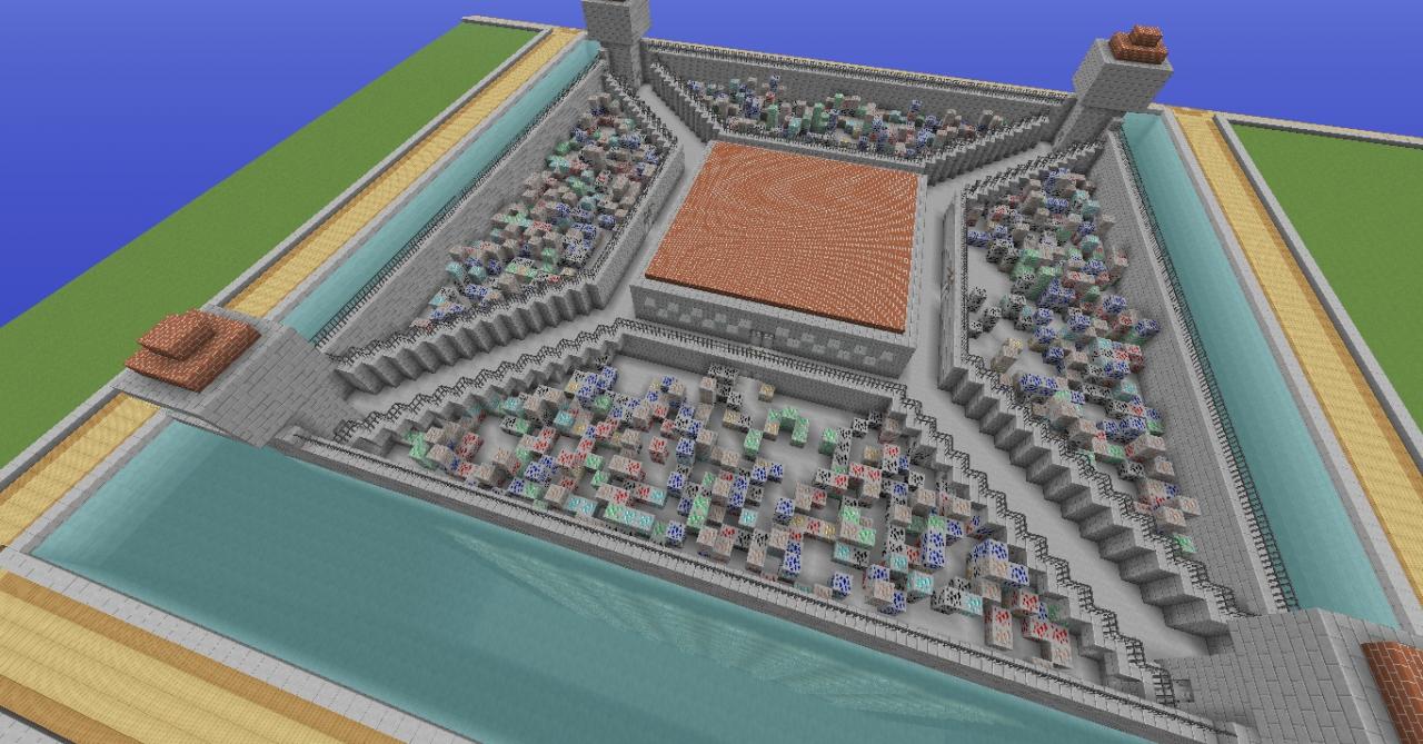 Underwater Prison (240 cells) Minecraft Map