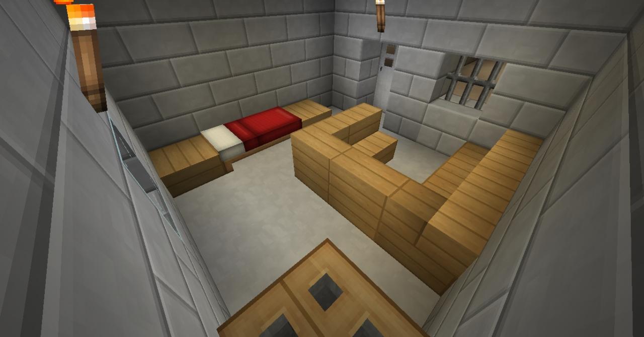 Underwater Prison (240 cells) Minecraft Map