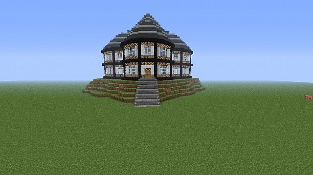 Funky shaped House Minecraft Map