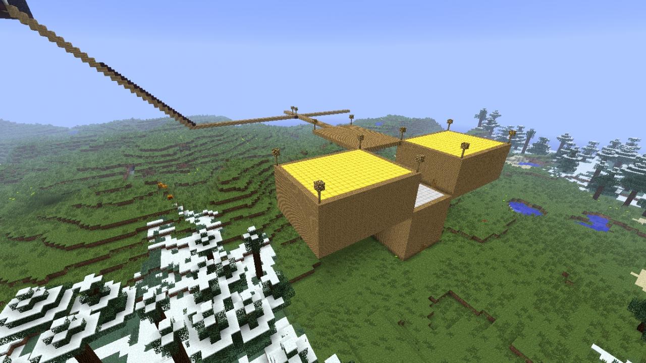 The air village Minecraft Map