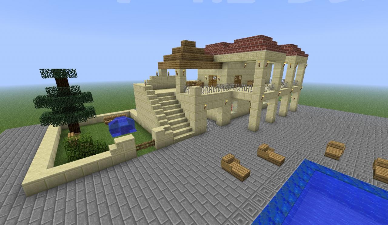 Holiday Resort Schematic Minecraft Map